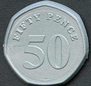 Coins: 50p