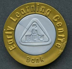 Coins: early learning centre elc £2